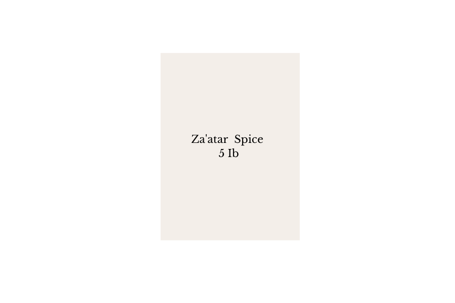 Za'atar - 5Ib – Lady & Larder